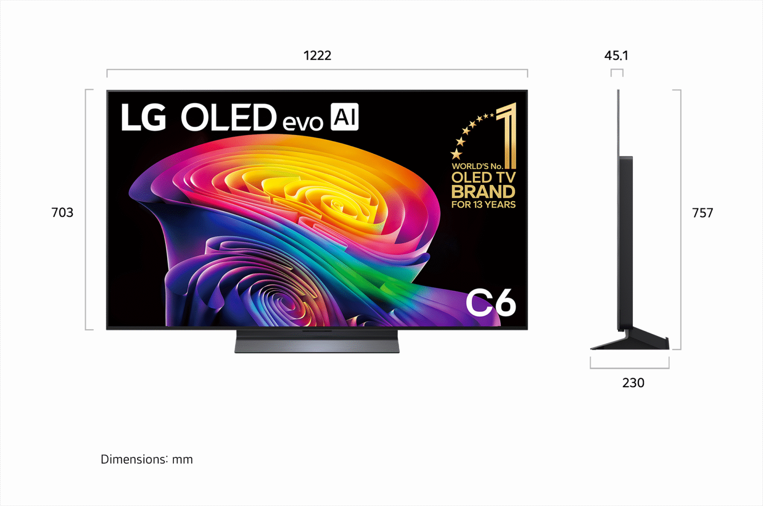 LG OLED C6 55 Inch Television - Premium Sound